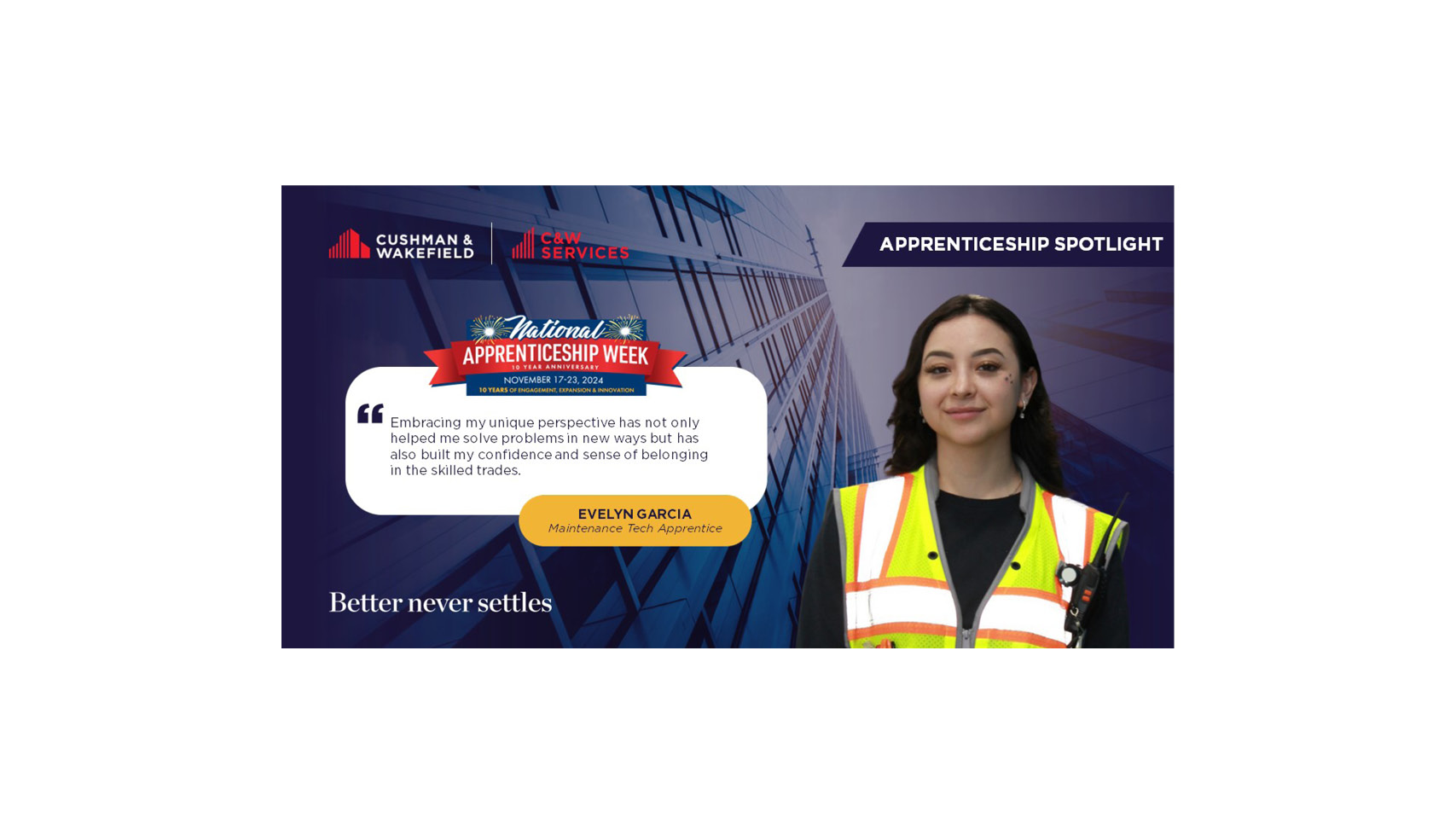 Cushman & Wakefield I C&W Services: Leading the Way as USDOL ...